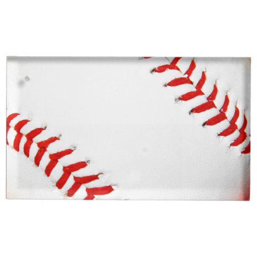 Baseball Table Card Holder | Zazzle