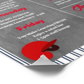 Baseball Teacher Staff Appreciation template Poster | Zazzle