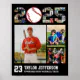 Baseball Team Senior Class of 2025 Photo Collage Poster | Zazzle