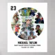 Baseball Team Senior Graduation Gift Photo Collage Poster | Zazzle
