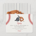 Baseball Theme Home Run Baby Shower Registry Enclosure Card | Zazzle