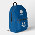 Baseball Themed Personalized Printed Backpack | Zazzle