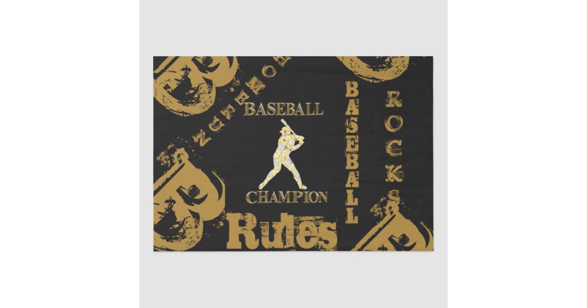 BASEBALL TISSUE PAPER | Zazzle