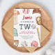 Baseball Turning Two Boy 2nd Birthday Invitation | Zazzle