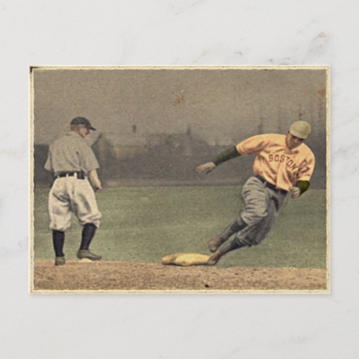 Baseball Vintage Style Postcard | Zazzle