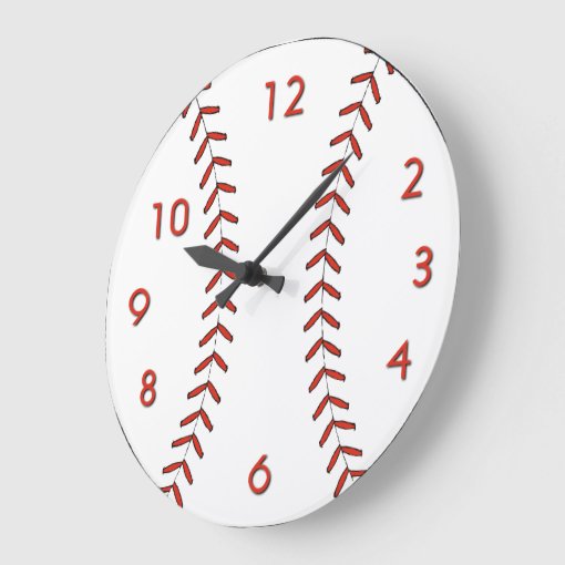 Baseball Wall Clock | Zazzle