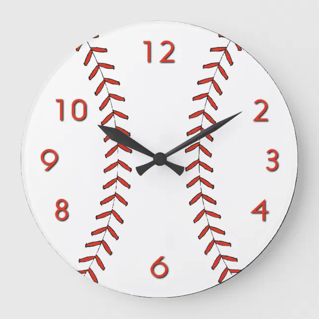 Baseball Wall Clock | Zazzle