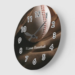Baseball Wall Clocks | Zazzle