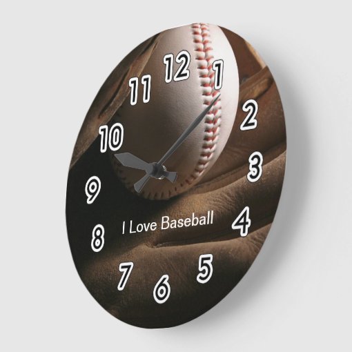 Baseball Wall Clocks | Zazzle