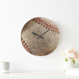 Baseball Wall Clocks | Zazzle