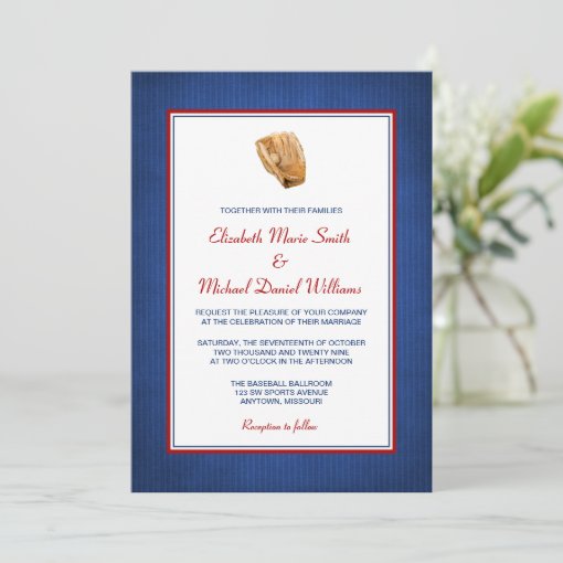 Baseball Wedding Invitations | Zazzle