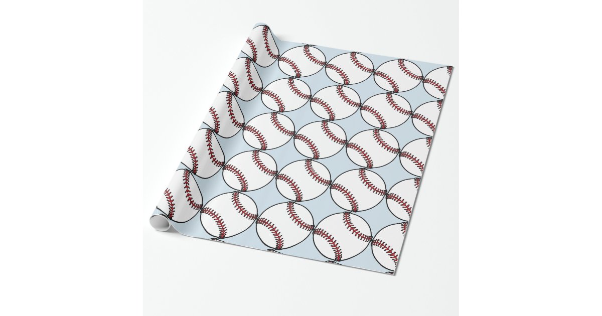 baseball wrapping paper | Zazzle