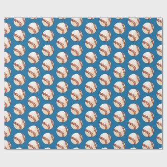 Baseball Wrapping Paper | Zazzle