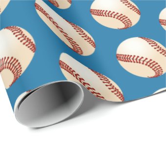 Baseball Wrapping Paper | Zazzle