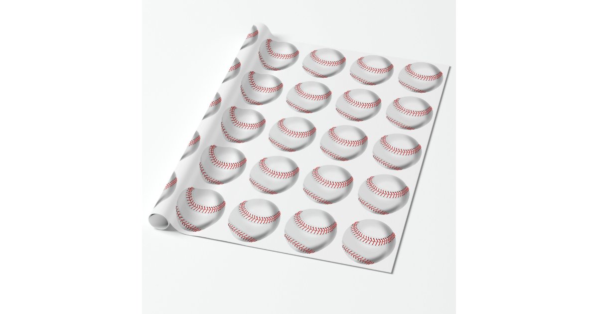 BASEBALL WRAPPING PAPER | Zazzle