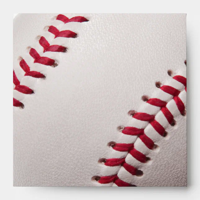 Baseballs - Customize Baseball Background Template Envelope | Zazzle
