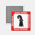Basel Stadt Switzerland Flag Magnet | Zazzle