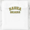 Basha Bears Classic Round Sticker | Zazzle