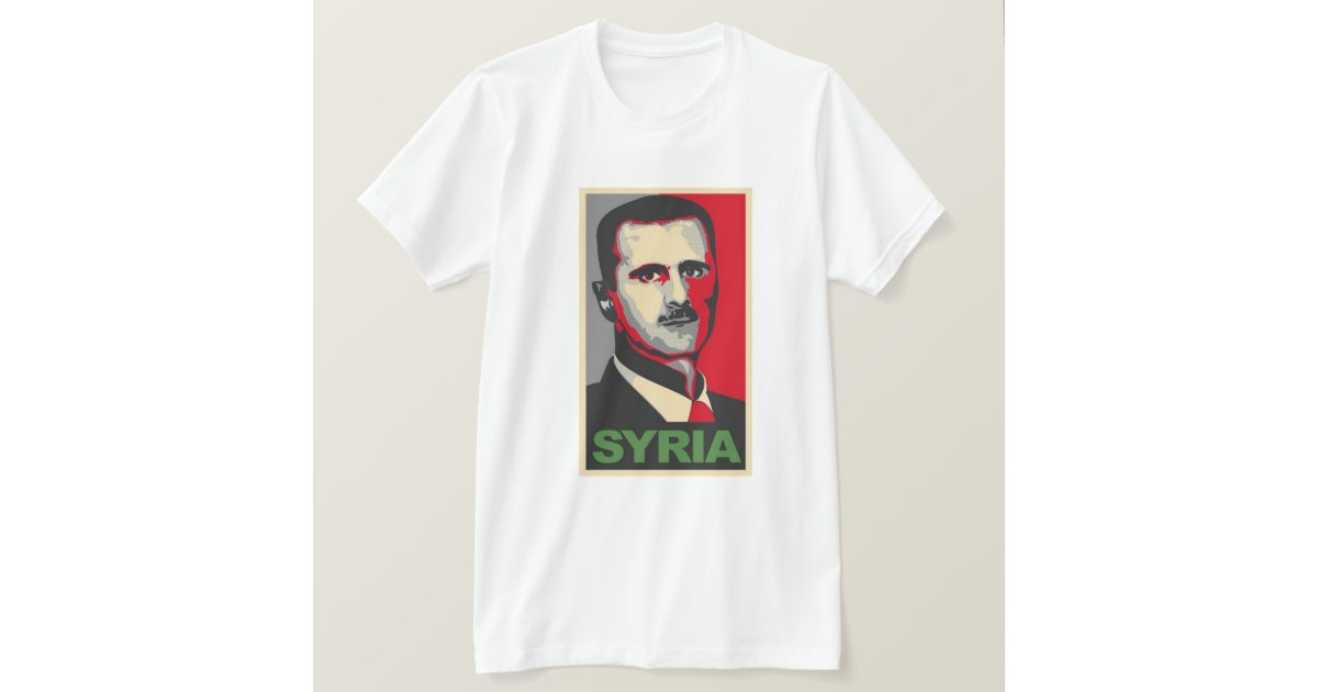 Bashar Al-Assad Syria T-Shirt | Zazzle