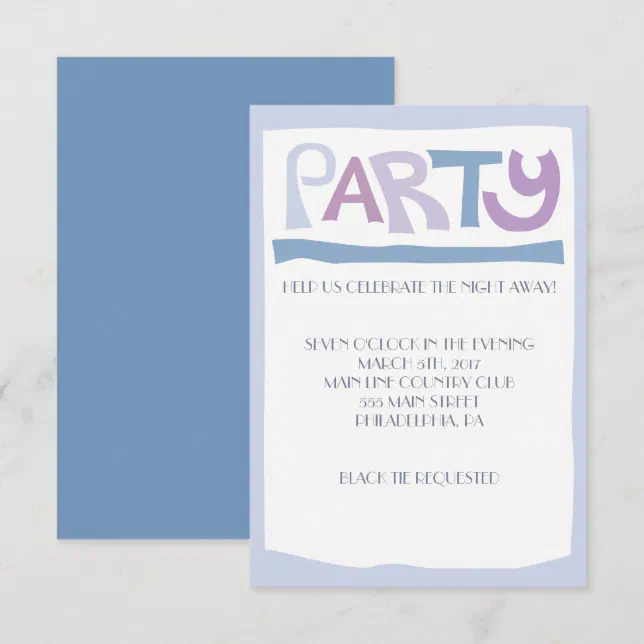 BASHERT Jewish Wedding Invitation Reception Card | Zazzle
