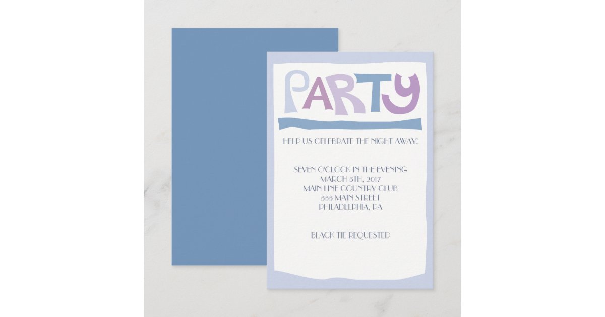 BASHERT Jewish Wedding Invitation Reception Card | Zazzle
