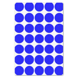 Basic Blue Polka Dot Tissue Paper | Zazzle