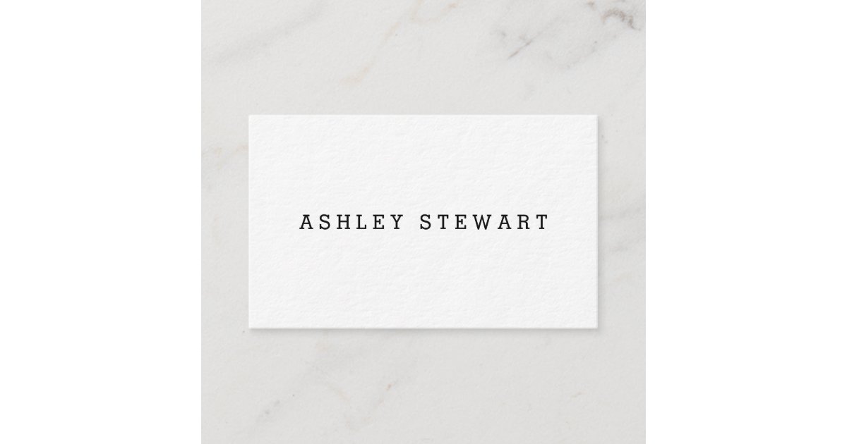 Basic Business Card | Zazzle