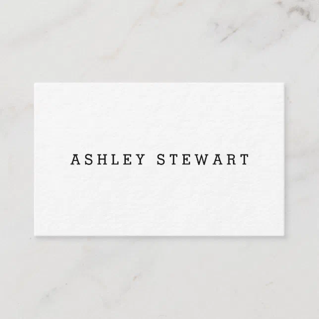Basic Business Card | Zazzle