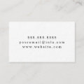 Basic Business Card | Zazzle