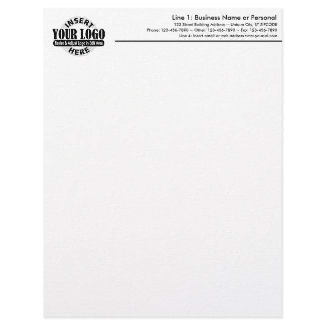 Create Your Own Custom Letterhead | Zazzle