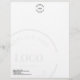 Basic business logo letterhead watermark | Zazzle