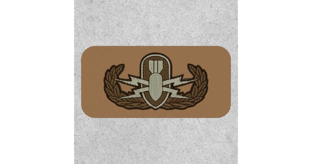 Basic EOD Badge Patch | Zazzle