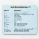 Basic Keyboard Shortcuts Mousepad | Zazzle