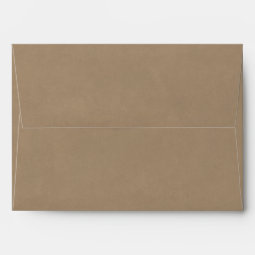 Basic Kraft Paper A7 Envelope | Zazzle
