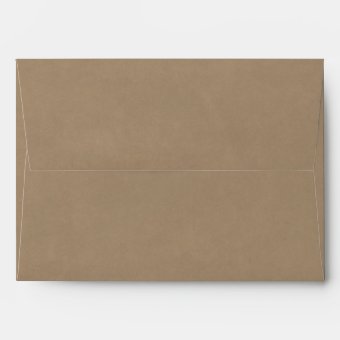 Basic Kraft Paper A7 Envelope | Zazzle