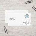 Basic Logo Information Company Business Card | Zazzle