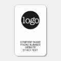 Basic Office Business Logo & Text - White Matchboxes | Zazzle