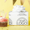Basic Office Business Logo with Contact Info Wrapping Paper | Zazzle