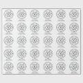 Basic Office Business Logo with Contact Info Wrapping Paper | Zazzle