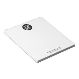 Basic Office Or Business Company Logo Notepad | Zazzle