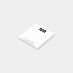 Basic Office or Business Logo or photo Post-it Notes | Zazzle