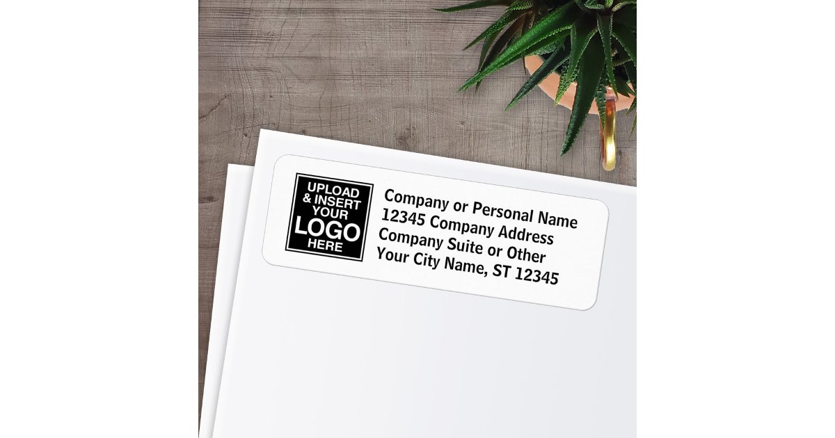 Basic Office or Business - with 4 lines of text Label | Zazzle