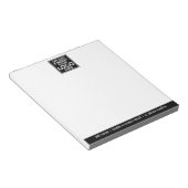 Basic Office with Business Logo and Contact Info Notepad | Zazzle