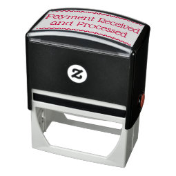 Basic "Payment Received and Processed" Self-inking Stamp | Zazzle