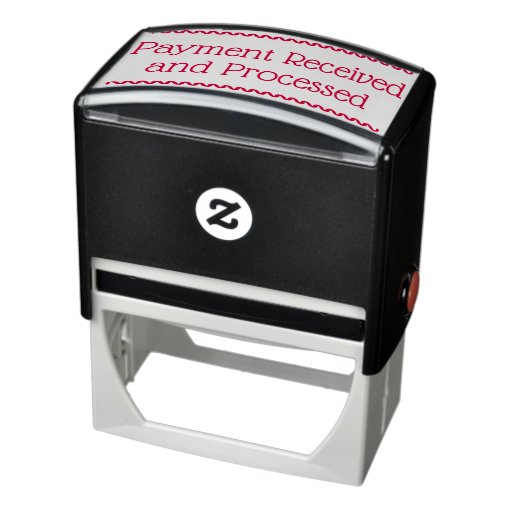 Basic "Payment Received and Processed" Self-inking Stamp | Zazzle