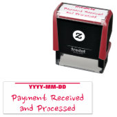 Basic "Payment Received and Processed" Self-inking Stamp | Zazzle