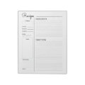 Basic Recipe Pages Notepad | Zazzle