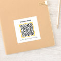 Basic Restaurant QR Code Scan for Menu Sticker | Zazzle