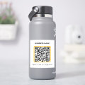 Basic Restaurant QR Code Scan for Menu Sticker | Zazzle