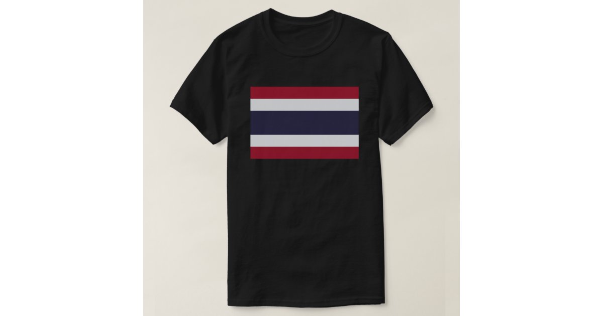 Basic Thai Flag T-Shirt | Zazzle